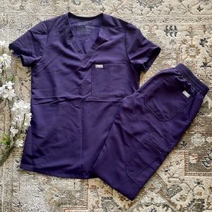Figs | Tops | Figs Scrub Set Purple Shadow | Poshmark